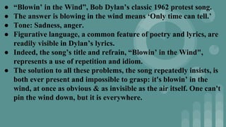 Bob dylan sem2 | PPTX