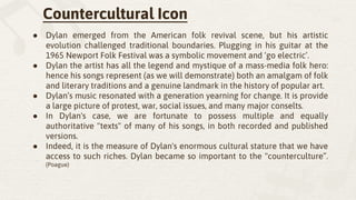 'Bob Dylan': The Voice of Generation.pptx
