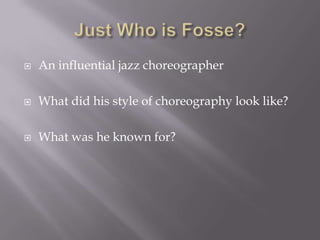 Bob fosse | PPTX