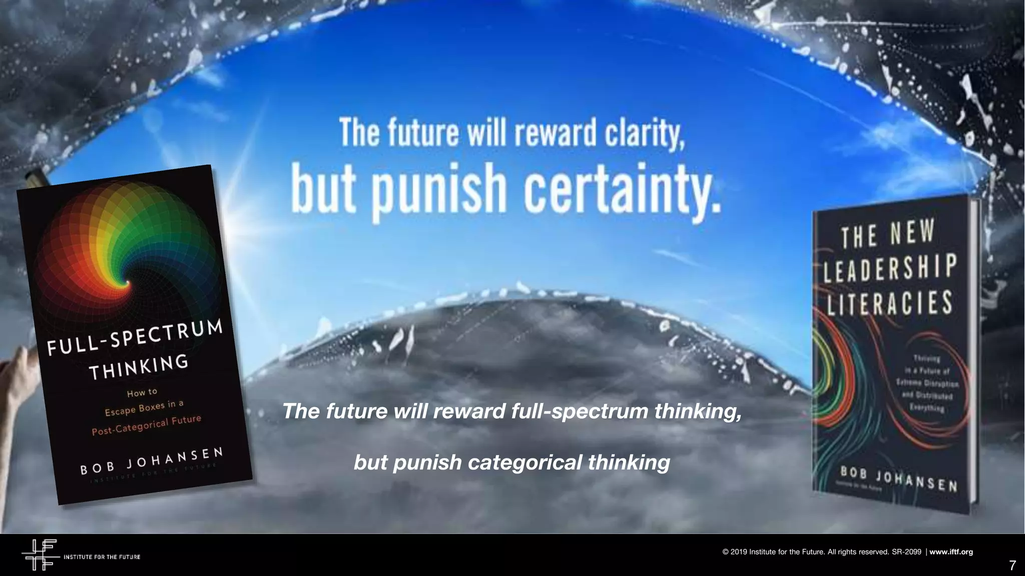 Full Spectrum Thinking by Bob Johansen | PPT