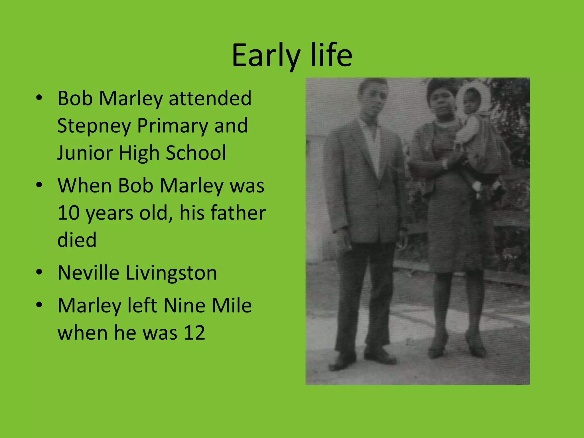 Bob marley presentation | PPTX