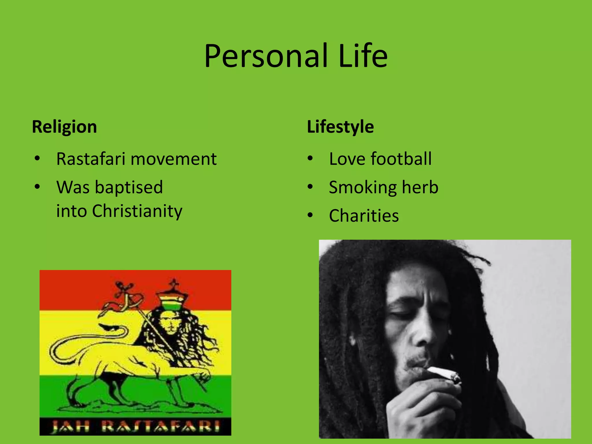 Bob marley presentation | PPTX