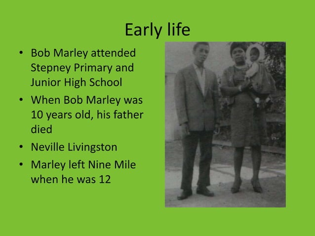 Bob marley presentation | PPTX | Reggae | Music