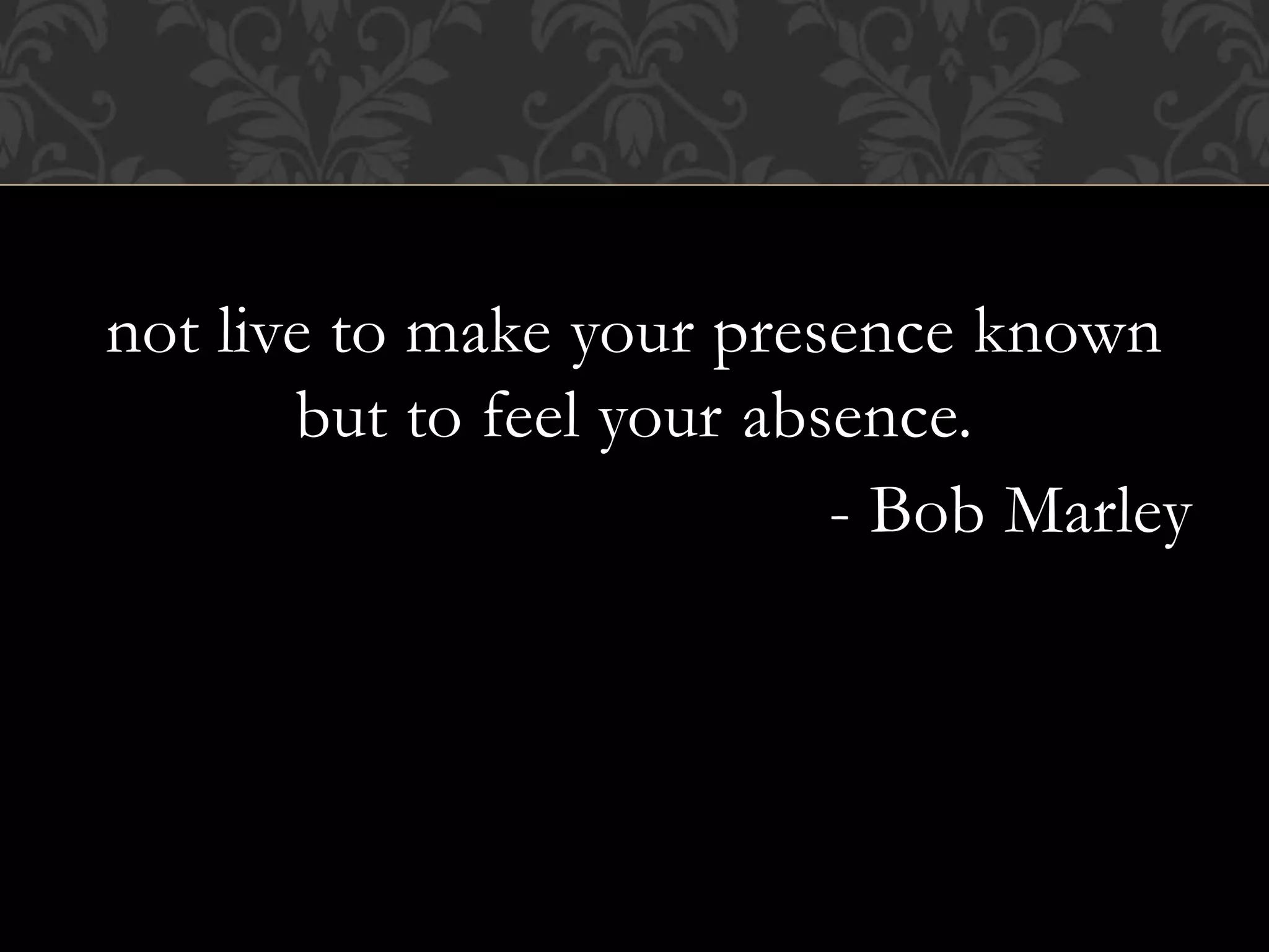 Bob marley | PPTX
