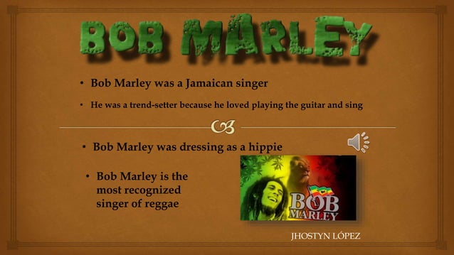 Bob marley | PPTX | Reggae | Music