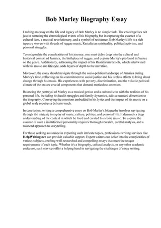 Bob Marley Biography Essay.pdf