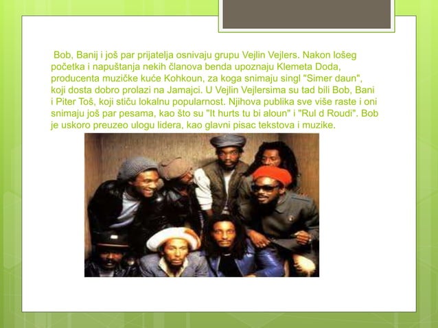 Bob marley jovana petrovic | PPT