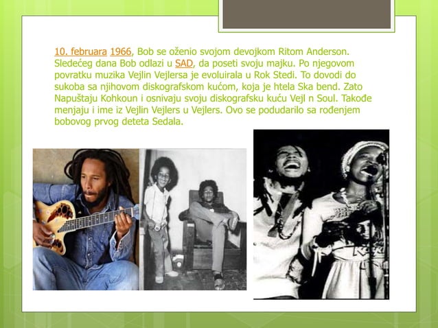 Bob marley jovana petrovic | PPT