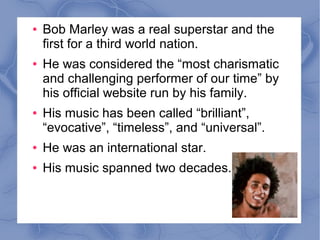 Bob marley powerpoint | ODP