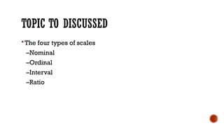 Measurement scaling reliability and validity | PPT