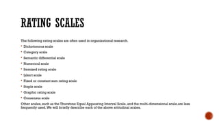 Measurement scaling reliability and validity | PPT