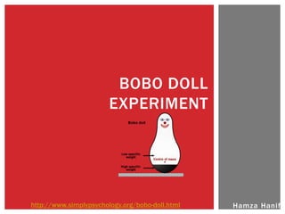Bobo doll experiment | PPTX