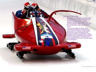 Bobsleigh sports collection information | PPTX