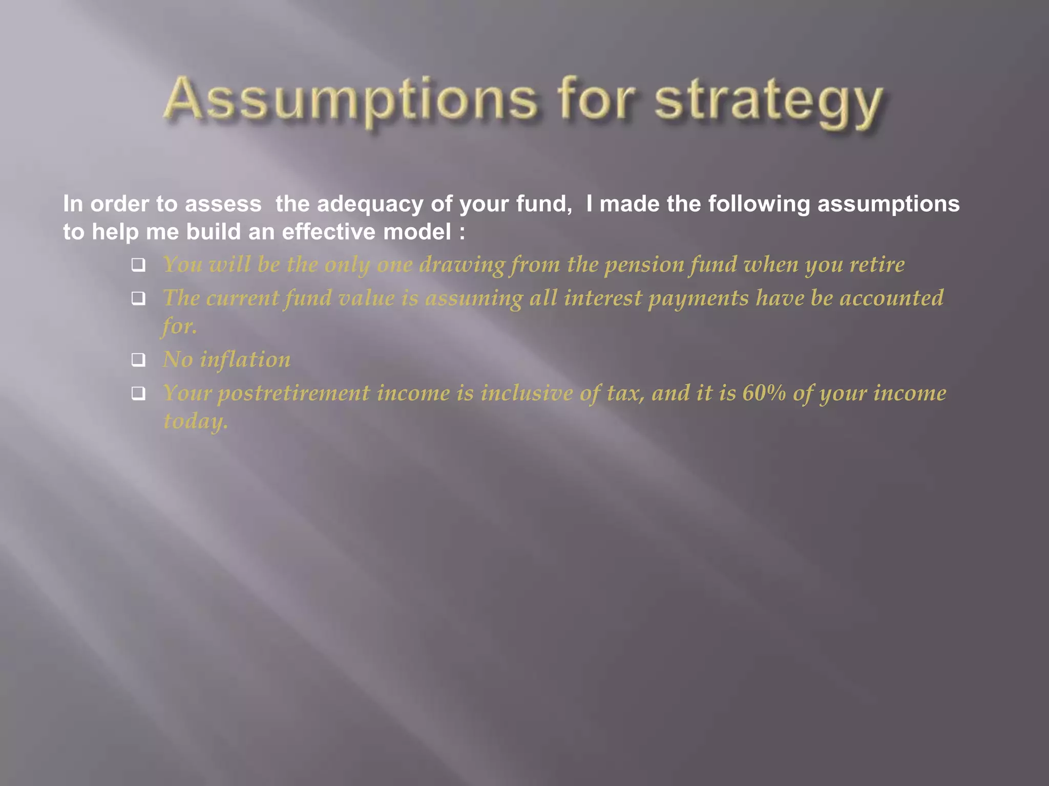 Henry Akafia: Bob's retirement strategy | PPT