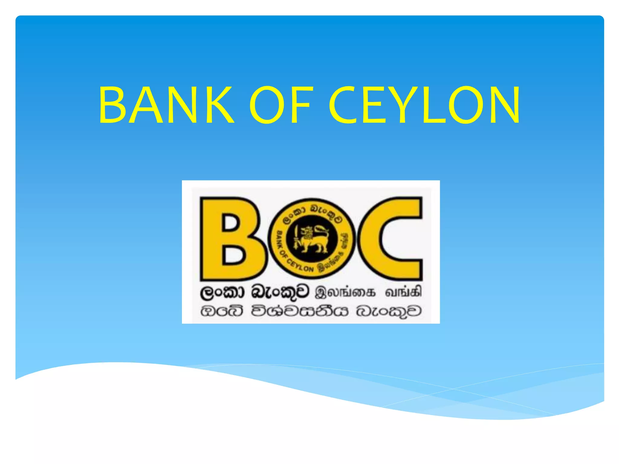 BOC marketing mix | PPTX