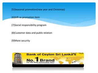 BOC marketing mix | PPTX