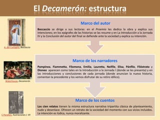 Boccaccio. El Decamerón | PPTX