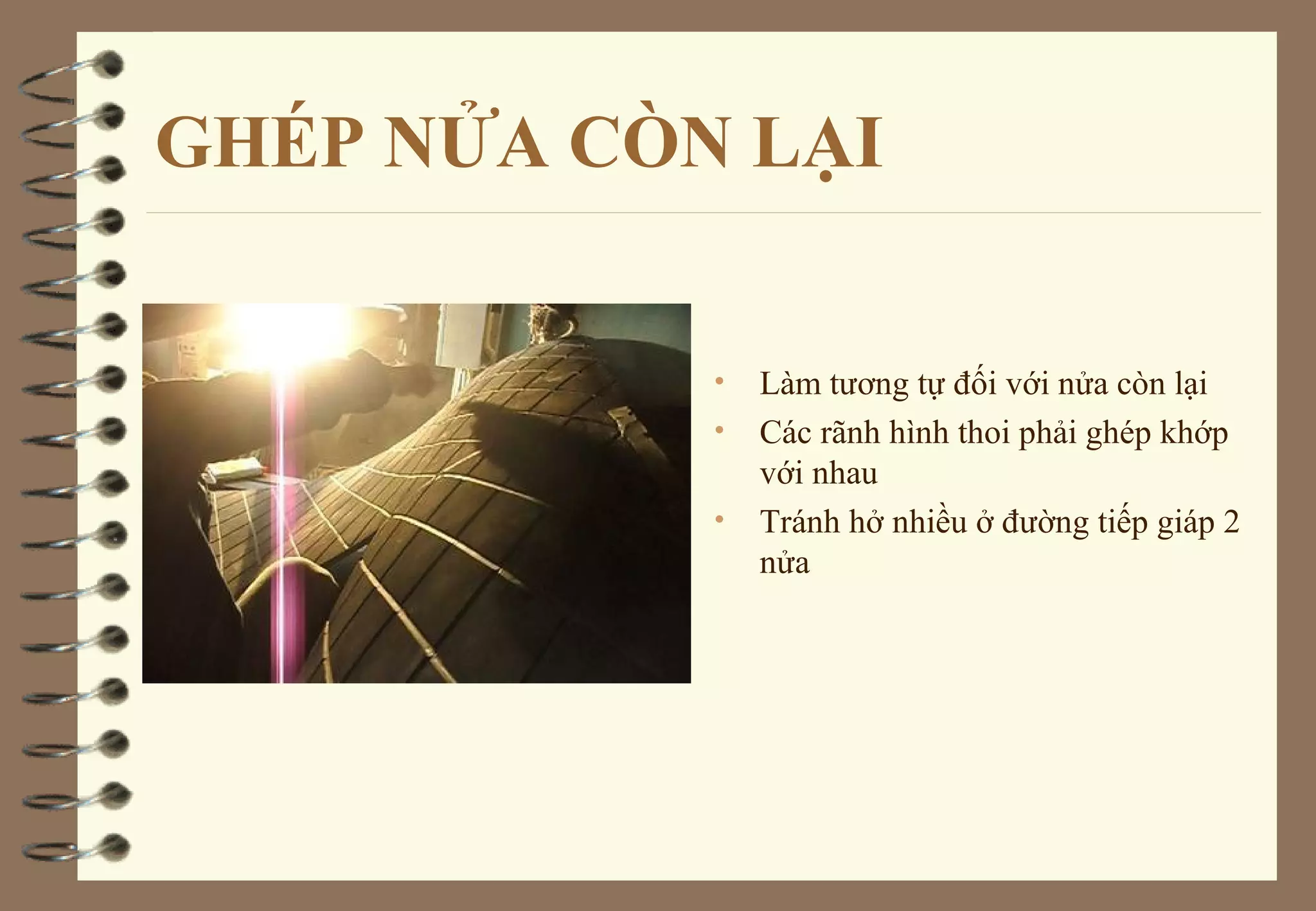 Boc cao su len qua lo | PPT