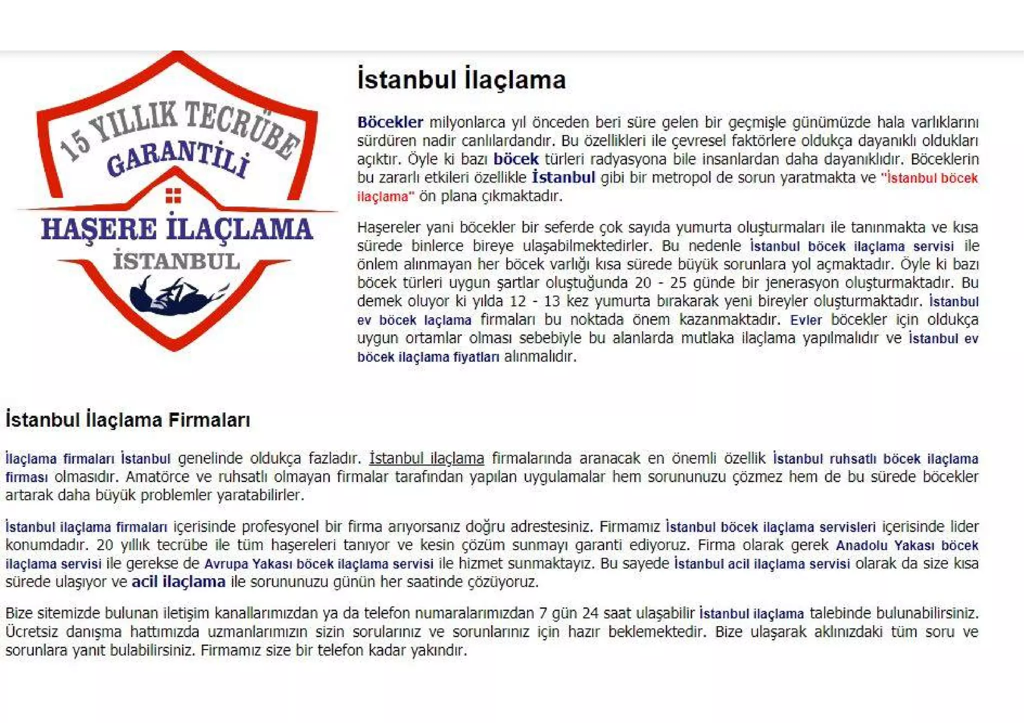 Bocek ilaclama istanbul 2 | PDF