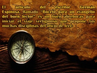 Evangelio de un buen lector | PPTX