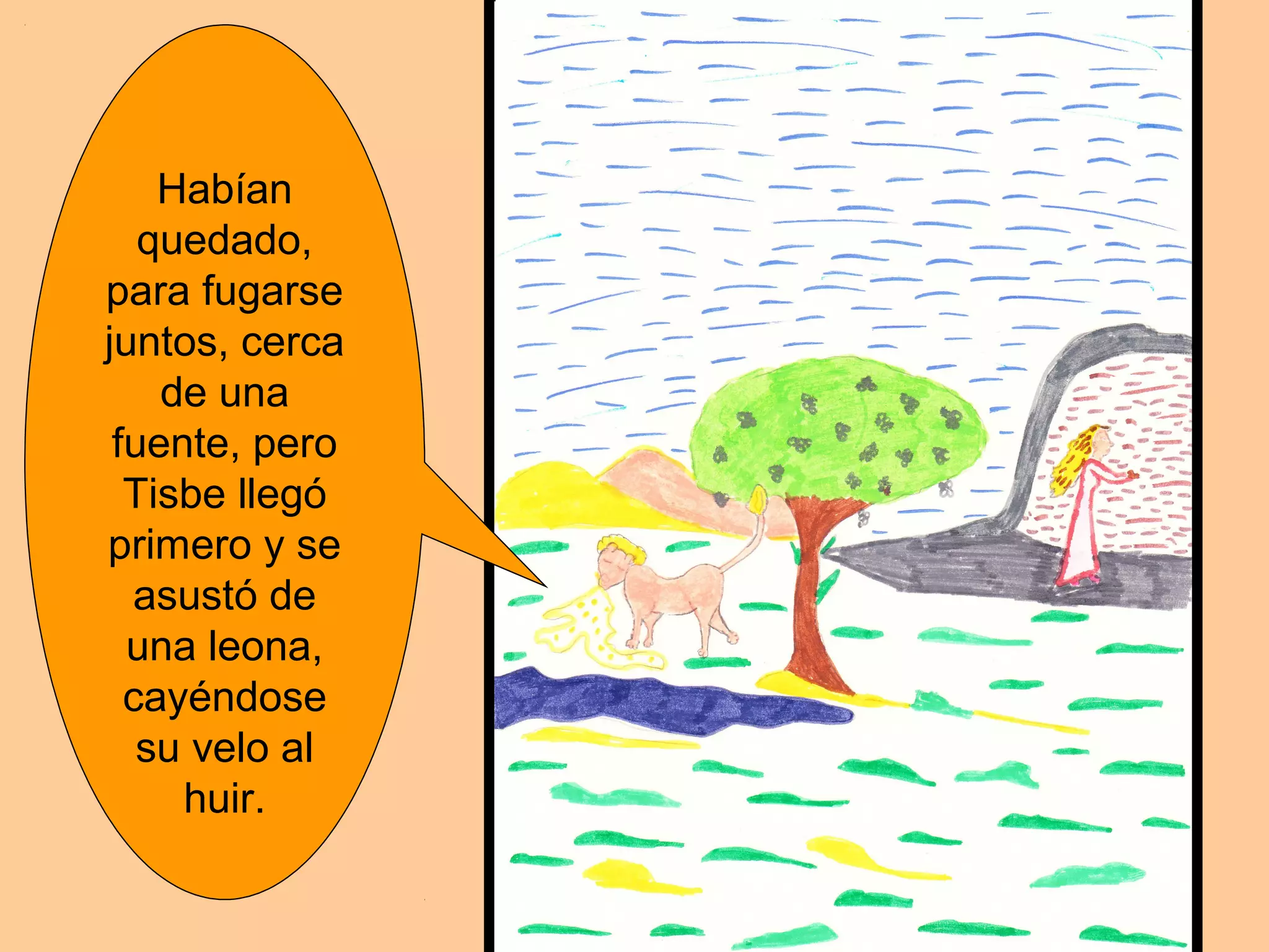 Bocetos del mito de Píramo y Tisbe | PPT