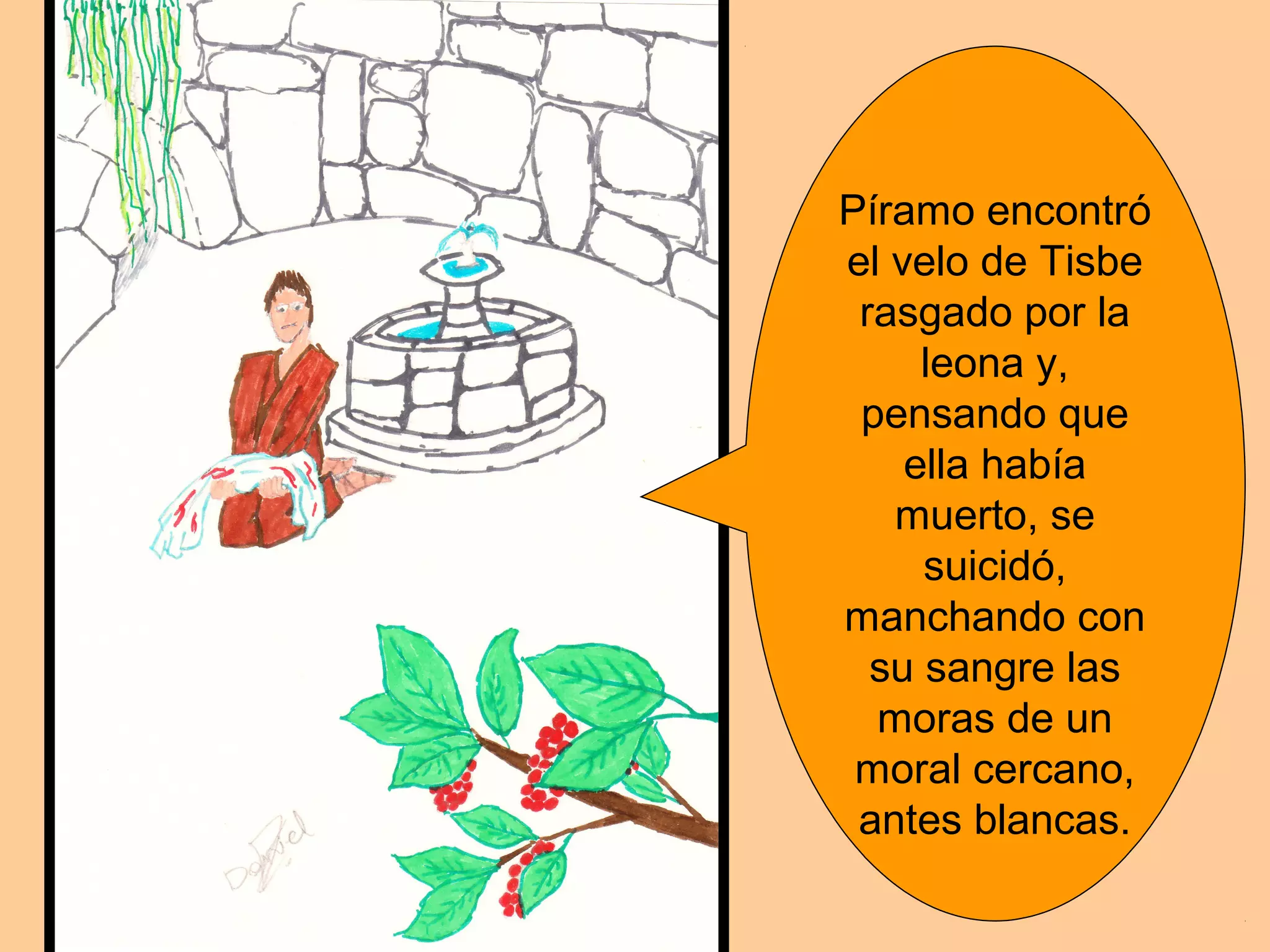 Bocetos del mito de Píramo y Tisbe | PPT