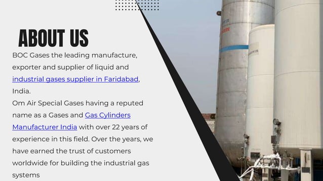 BOC Gases India - Industrial Gases supplier in Faridabad | PPT