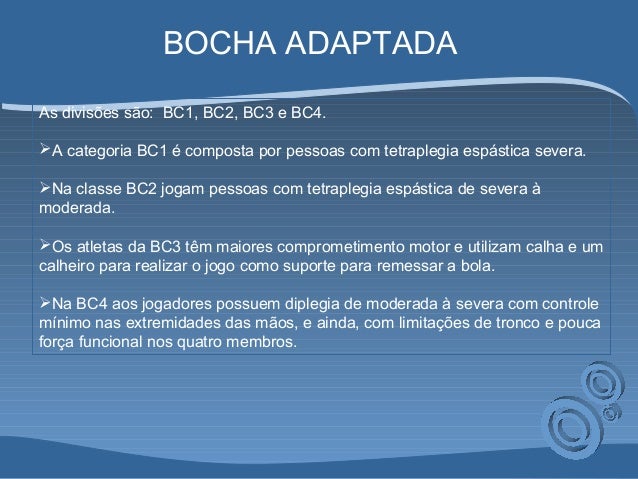 Bocha (Adaptada)