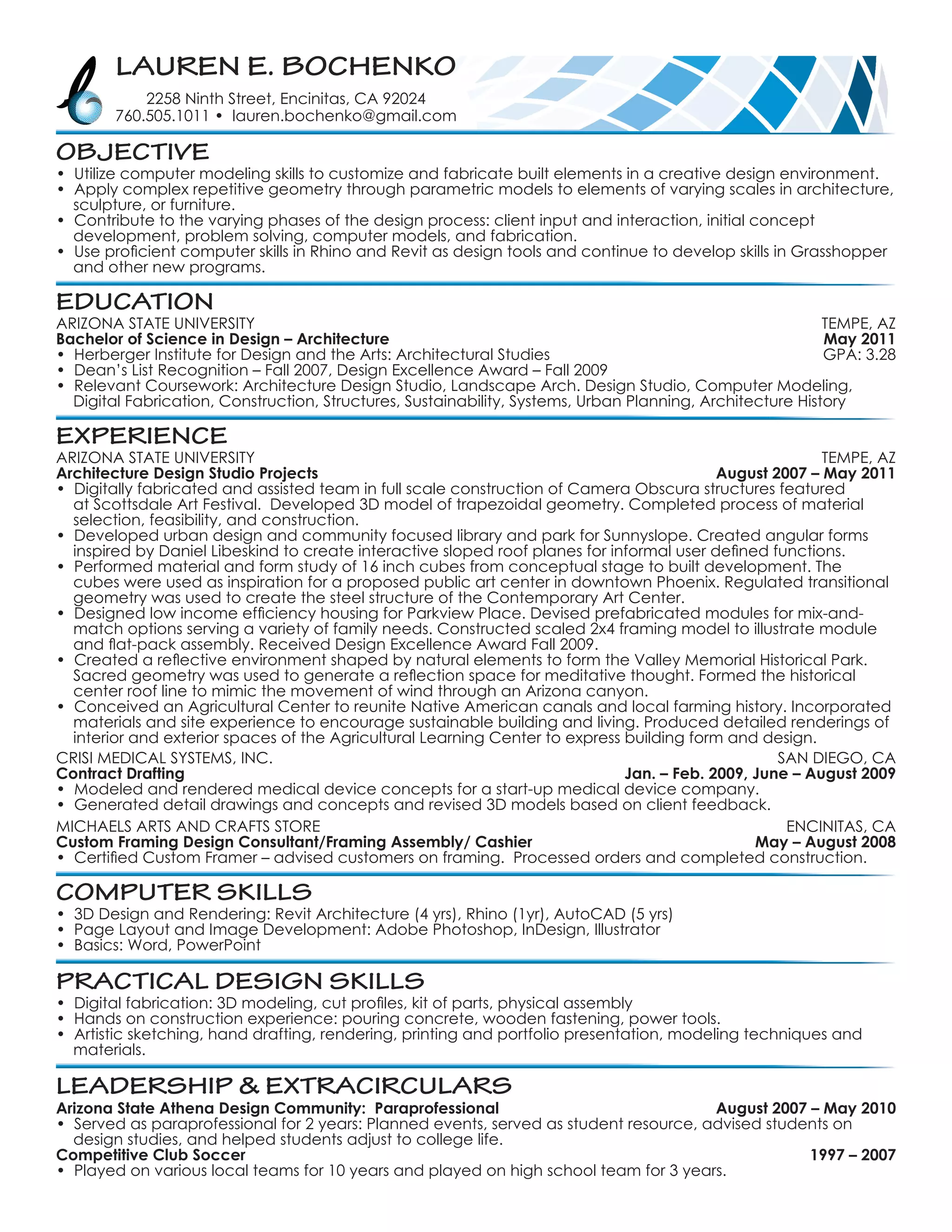 Bochenko.Lauren Resume | PDF