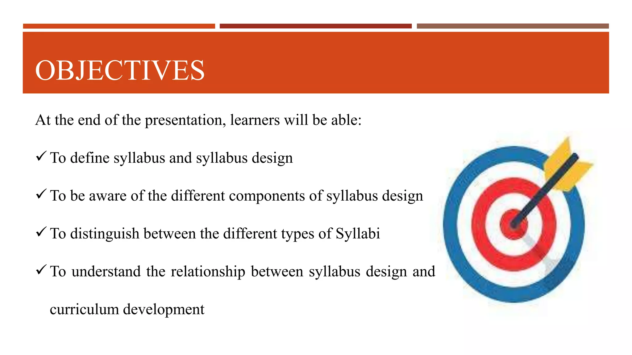 Syllabus Design | PPTX
