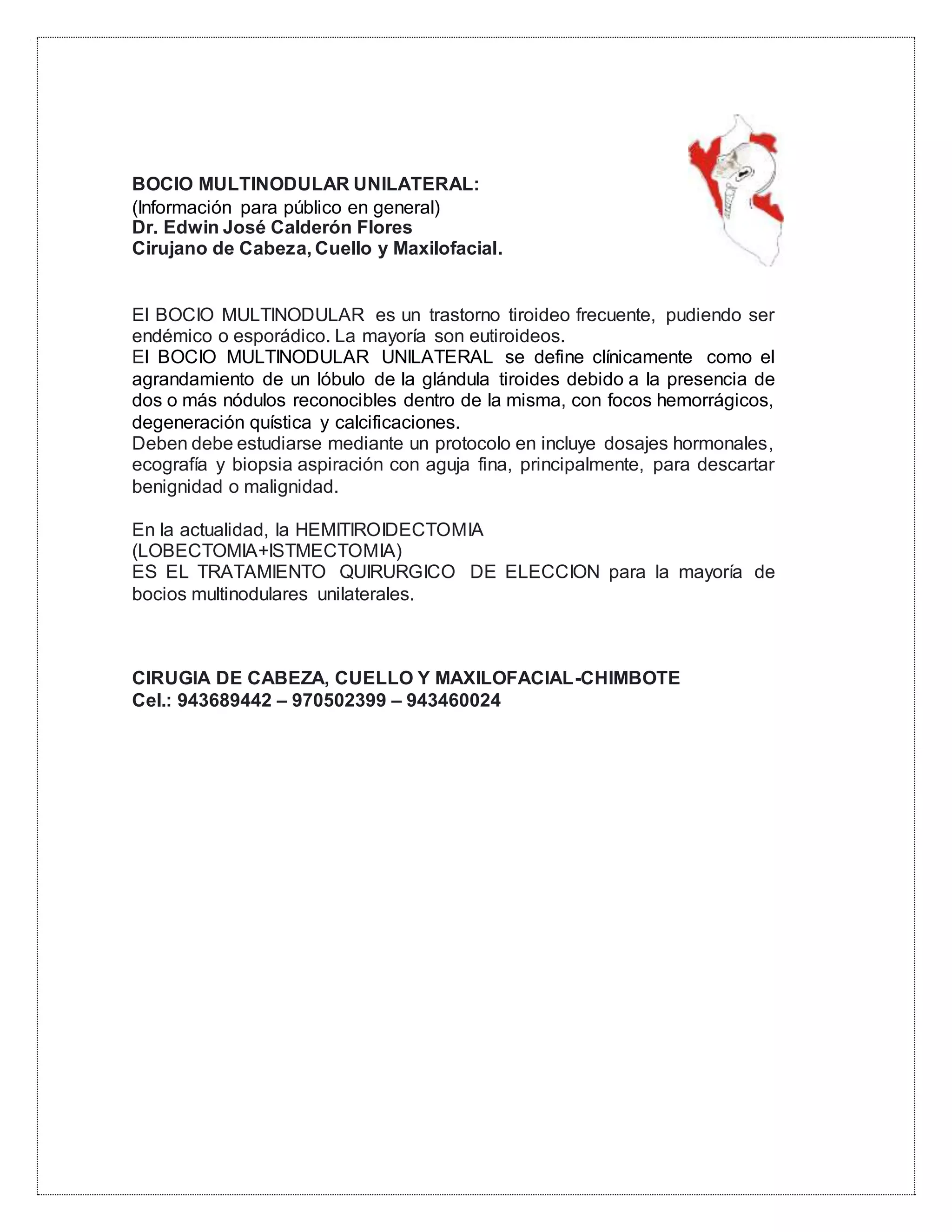 BOCIO MULTINODULAR UNILATERAL. | DOCX