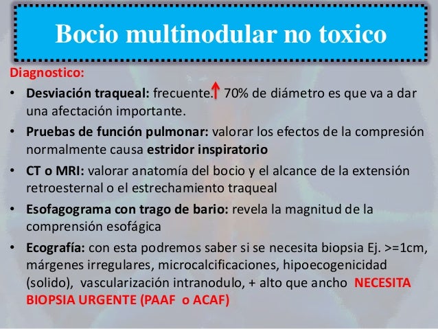 Bocio y enfermedad tiroidea nodular