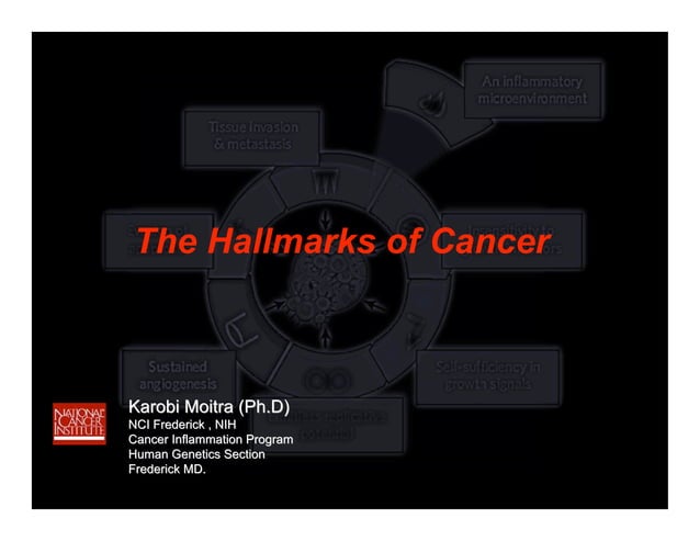 Boc Lecture 4 the hallmarks of cancer km | PDF | Cancer | Diseases and ...