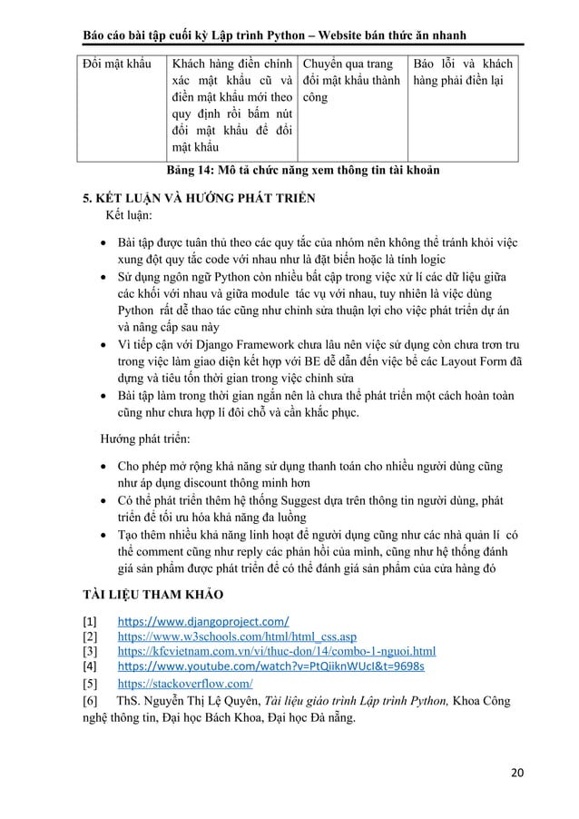 Báo cáo bài tập cuối kỳ lập trình python đề tài xây dựng website bán thức ăn nhanh.pdf
