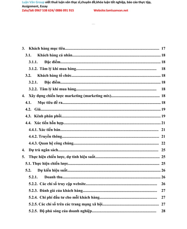 Báo cáo bài tập Quản trị Marketing Kế hoạch marketing cho ống hút cỏ ...