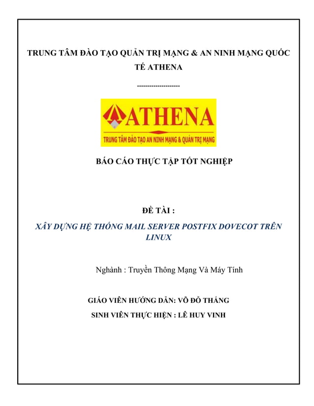 Báo cáo cho athena | PDF