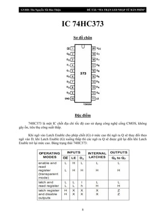 BÁO CÁO ĐỒ ÁN MÔN HỌC MATRIX LED NHẬP TỪ BÀN PHÍM.pdf