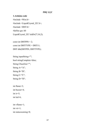 Báo cáo đồ án tốt nghiệp thiết kế nhà thông minh | DOCX