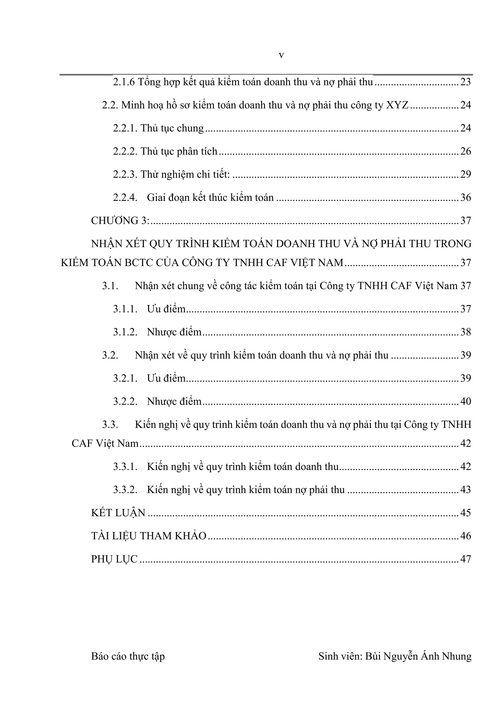 BCTT - Quy Trình Kiểm Toán Doanh Thu Và Nợ Phải Thu Trong Kiểm Toán Báo Cáo Tài Chính Tại Công ...