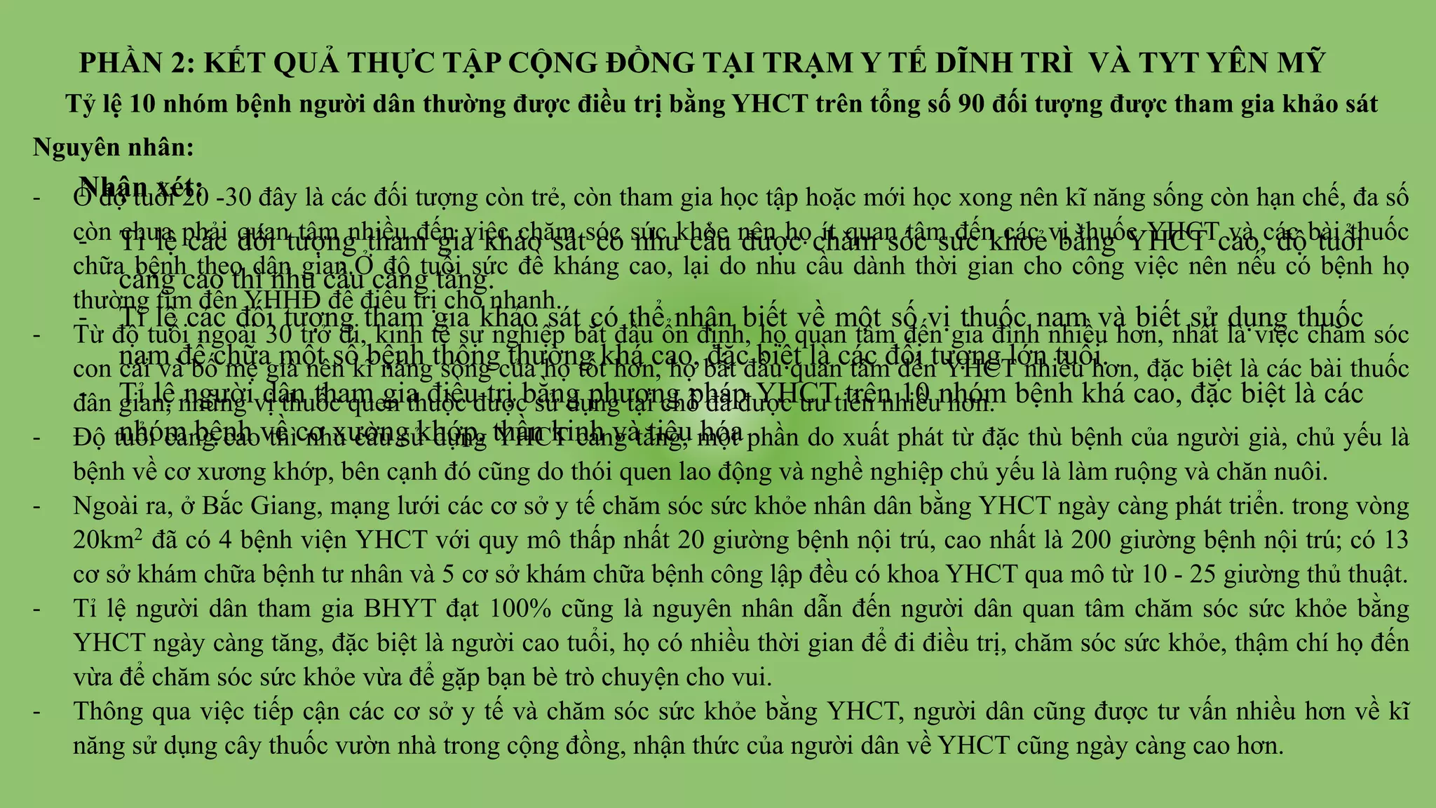 BÁO CÁO THỰC TẬP CỘNG ĐỒNG TỔ 4 NHÓM 4 LỚP C2K1 YHCT slide.pptx