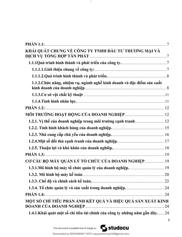Báo cáo thực tập cơ sở vật chất tại công ty thương mại và dịch vụ tổng hợp Tân Phát.doc