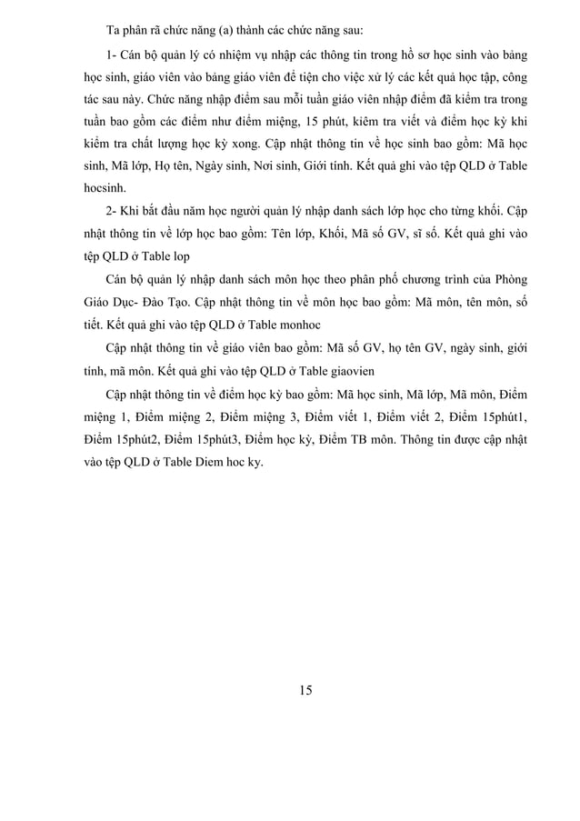 Báo Cáo Thực Tập Hệ Quản Trị Cơ Sở Dữ Liệu Access.doc