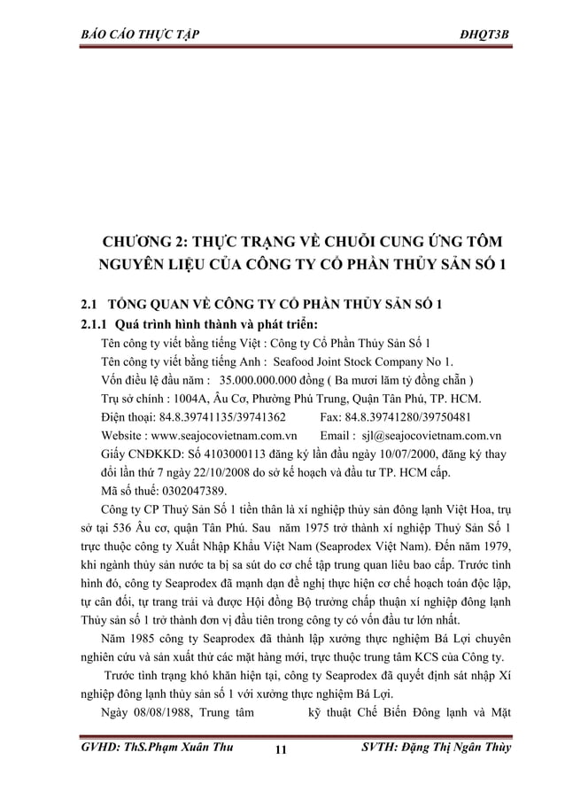 Báo cáo thực tập khoa Logistics và Quản lý chuỗi cung ứng trường Đại học Công Nghiệp.doc