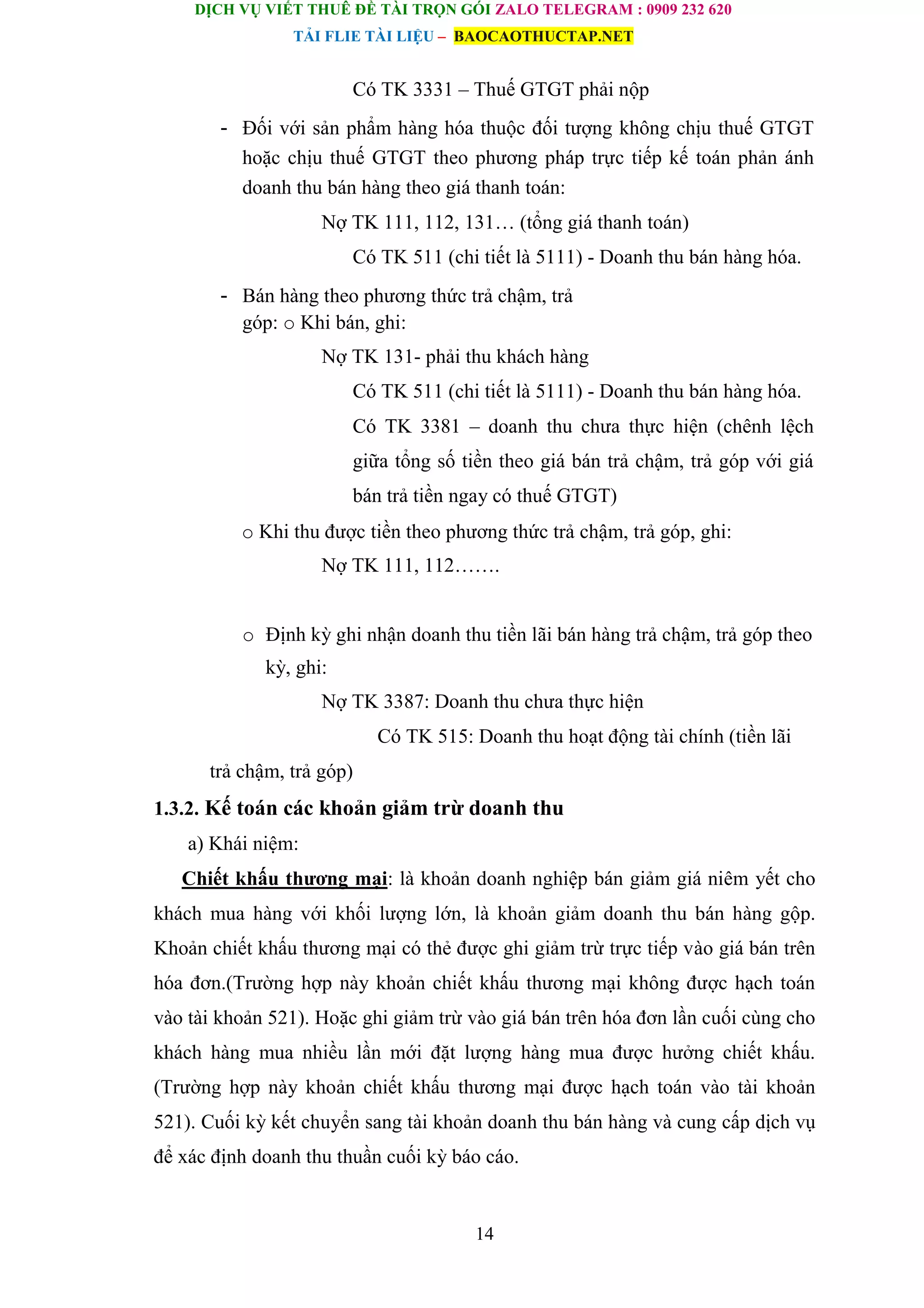 Báo Cáo Thực Tập Kế Toán Quá Trình Mua, Bán Hàng Hóa Tại Công Ty | DOC