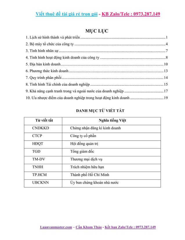 Báo cáo thực tập ngành Quản trị kinh doanh tại Công ty Thiên Long Hoàn Cầu.docx