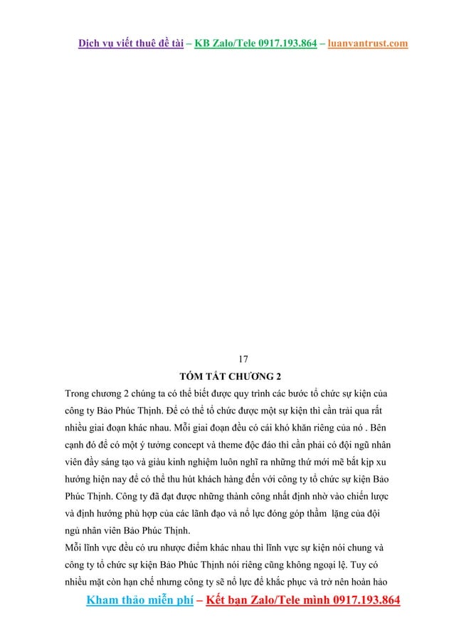 Báo Cáo Thực Tập Quy Trình Tổ Chức Sự Kiện Tại Công Ty.docx