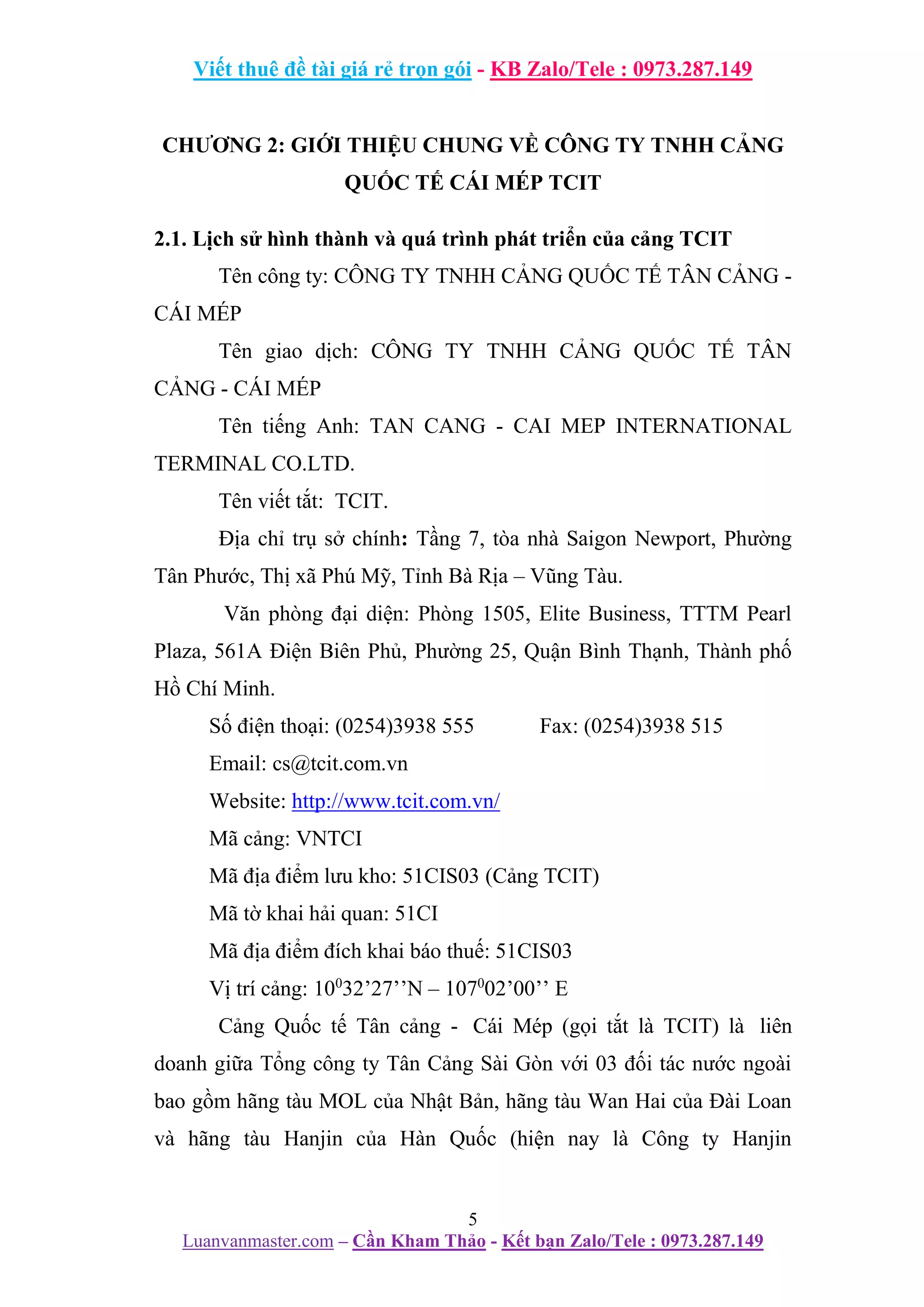 Báo Cáo Thực Tập Tại Công Ty Cảng Quốc Tế Tân Cảng Cái Mép.docx