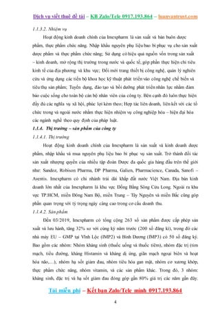 Báo Cáo Thực Tập Tại Công Ty Dược Phẩm Imexpharm, 9 điểm.docx