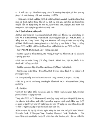 Báo Cáo Thực Tập Tại Ngân Hàng Tmcp Á Châu | DOCX