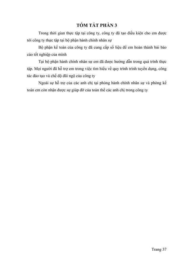 Báo Cáo Thực Tập Tốt Nghiệp Khoa Quản Trị Kinh Doanh. | DOCX